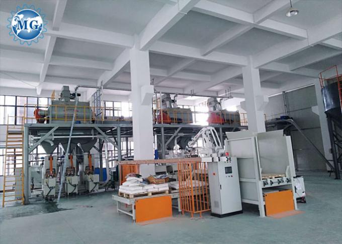 Steel Dry Mortar Production Line With Packing Machine And Bag Pushing ...