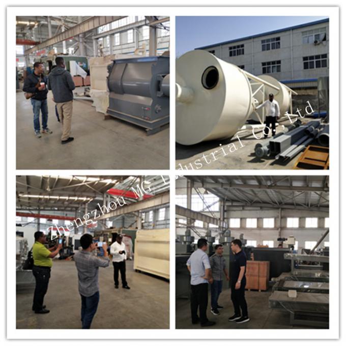 PLC Control Tile Adhesive Machine Production Line With Air Compressor ...