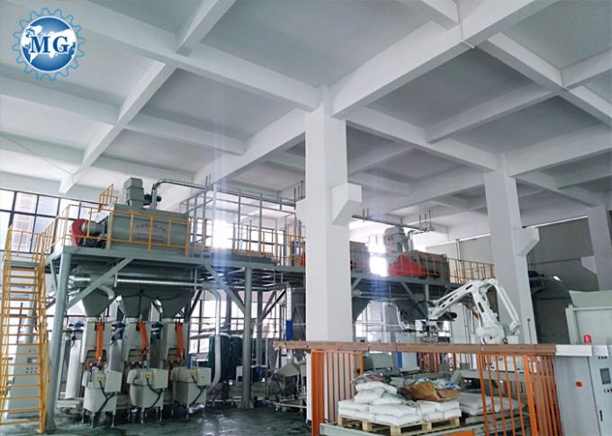 Full Automatic Dry Mix Mortar Production Line 8 - 25T Per Hour With PLC ...
