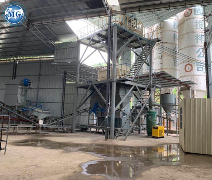 2020 New Product Dry Mortar Plant With PLC Controlling System