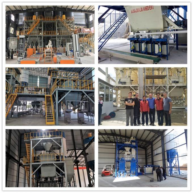 Wall Putty Dry Mortar Mixing Plant Tile Adhesive Mixing Machine ...