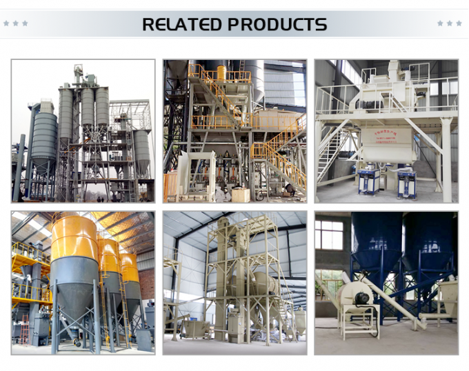 PLC 30t/H Intelligent Tile Adhesive Mixing Equipment