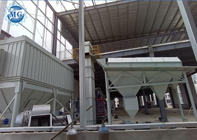Automatic Ceramic Tile Adhesive Mortar Production Line Twin Shafts ...