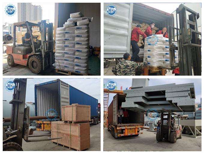 Automatic Ceramic Tile Adhesive Mortar Production Line Twin Shafts ...