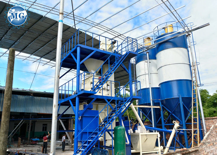 10-20T per hour automatic dry mortar plant For cement sand mixing and ...
