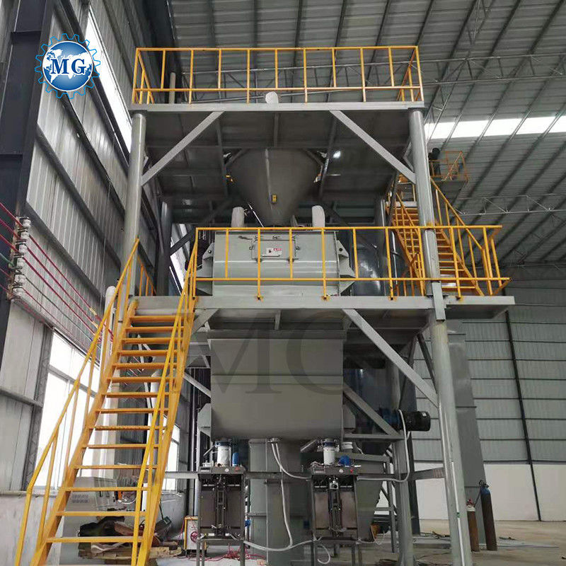 10-30tph Voltage Customized Dry Mix Powder Mortar Production Line Wall ...