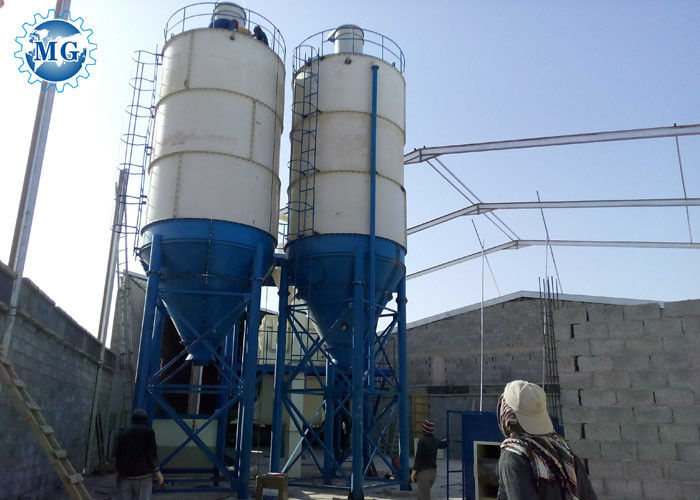 Powder Cement Storage Silo Fly Ash Storage Silo With Electric Dust Filter