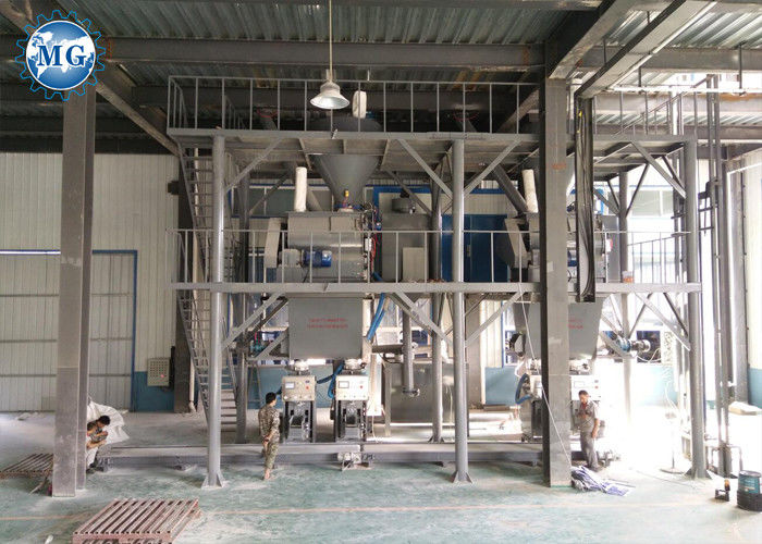 80 - 100KW Power Industrial Cement Mixer Production Line With PLC ...