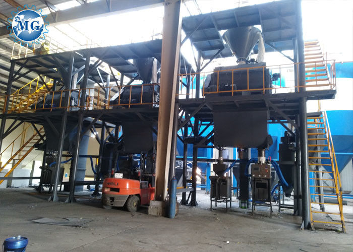 Tile Adhesive / Tile Glue Mixing Dry Mortar Production Line PLC Control