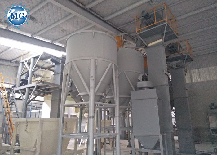Steel Dry Mortar Production Line With Packing Machine And Bag Pushing ...