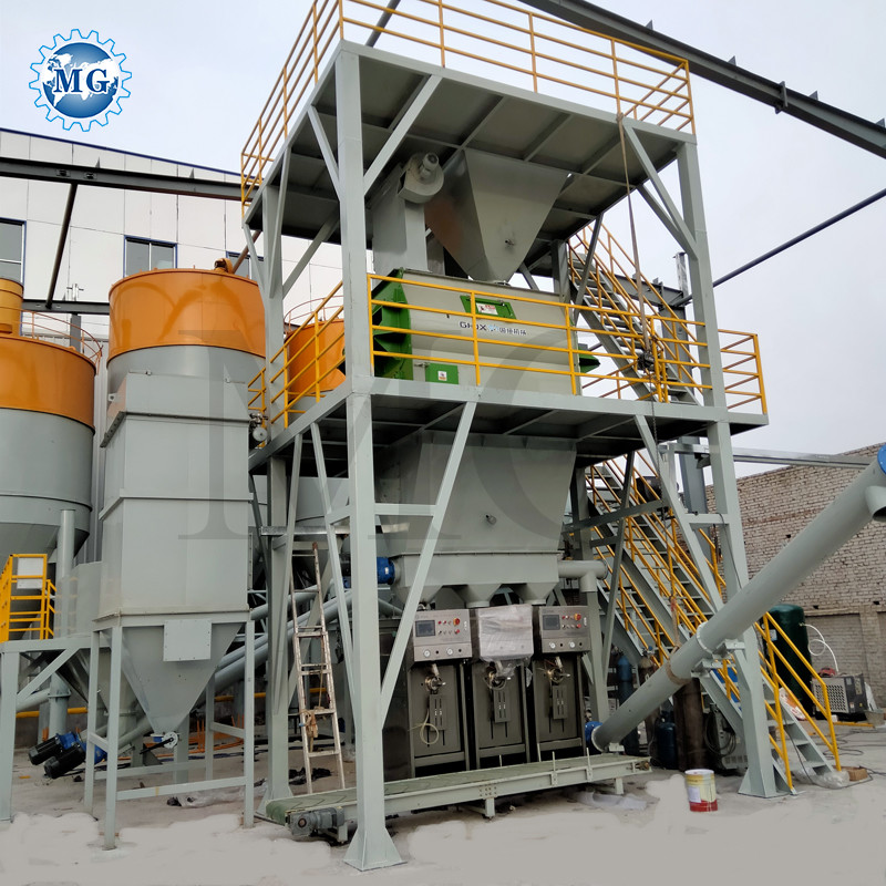PLC Control Ceramic Tile Adhesive Mortar Automatic With Forced Twin ...