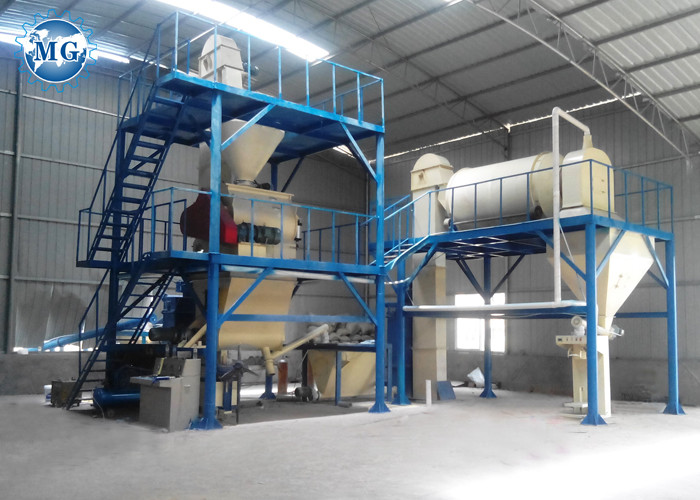 Wall Tile Adhesive Machine PLC Control Double Shaft Paddle Mixer