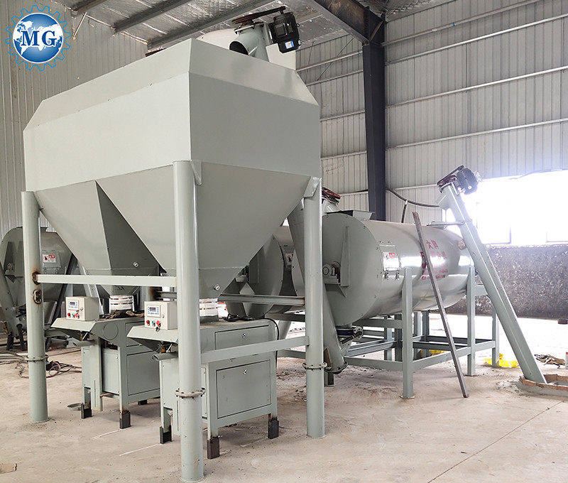 High Efficiency 1-6TPH Ready Simple Dry Mortar Plant Sand Cement Mixing ...