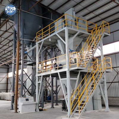 PLC Gypsum Plaster Tile Adhesive Mixing Machine Dry Mix Powder Mortar Plant