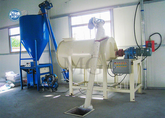 Valve Type Packing Dry Mortar Mixing Plant Wall Putty Plaster Tile ...