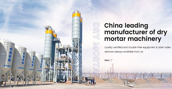 380V 50HZ Tile Adhesive Machine / Mixing Packagiing Dry Mortar ...