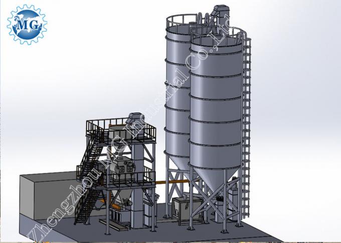 Wall Putty Dry Mortar Mixing Plant Tile Adhesive Mixing Machine ...